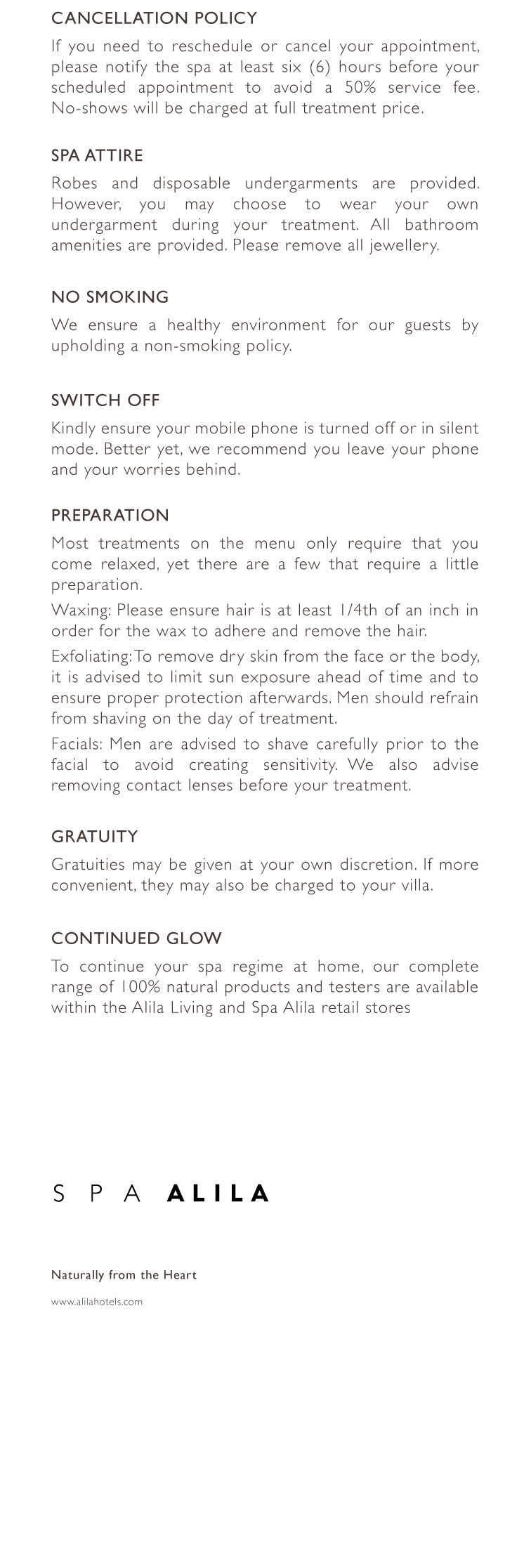 Spa Alila | My Hotel | Alila Kothaifaru Maldives