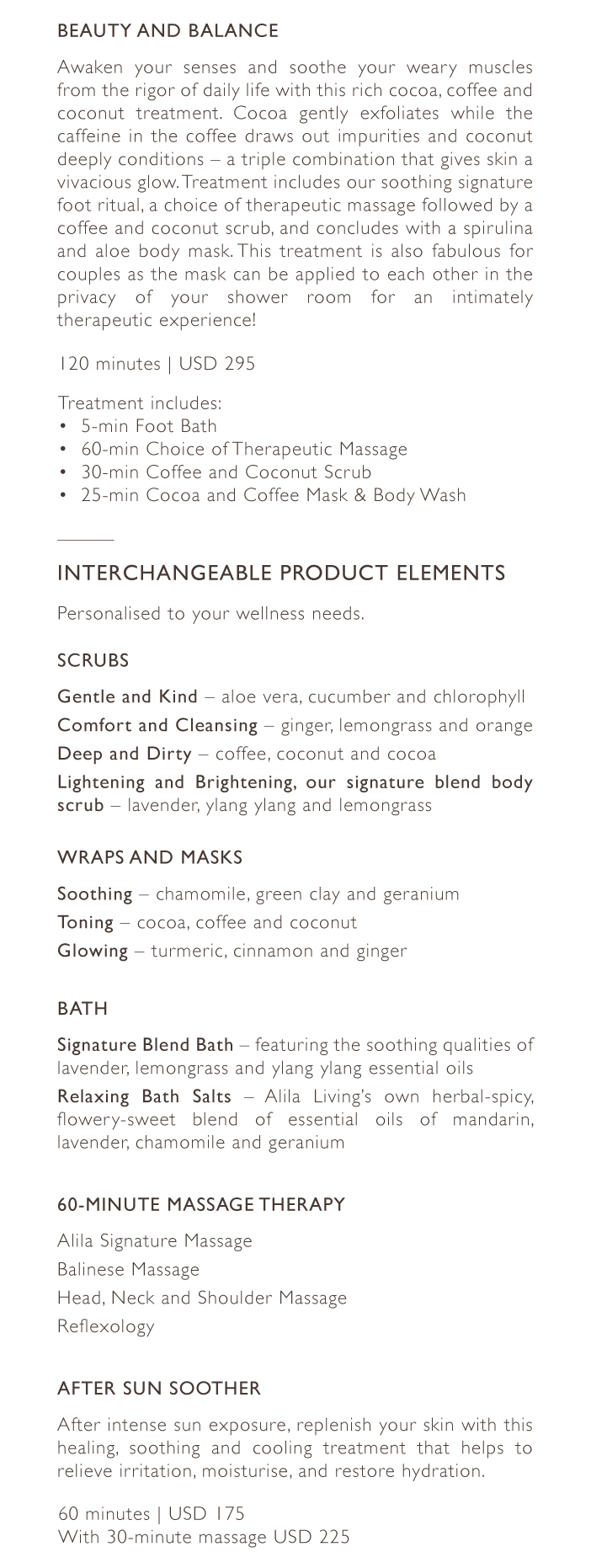 Spa Alila | My Hotel | Alila Kothaifaru Maldives